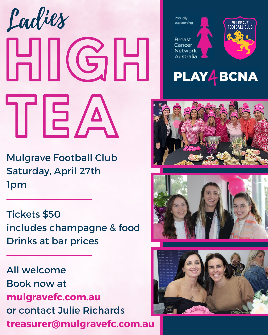Ladies High Tea Tickets